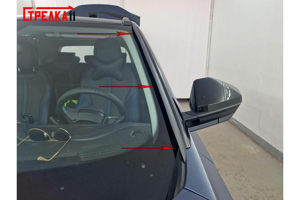 GAC GS3 2023-н. в. - Дефлектор (водосток) лобового стекла Стрелка-2