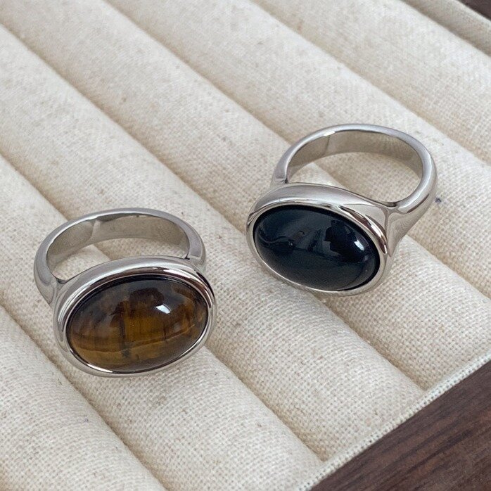 Кольцо, тигровый глаз