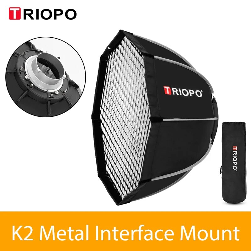 Triopo K2 софтбокс 55/65/90/120 см 90cm Softbox, Inlcude Gird