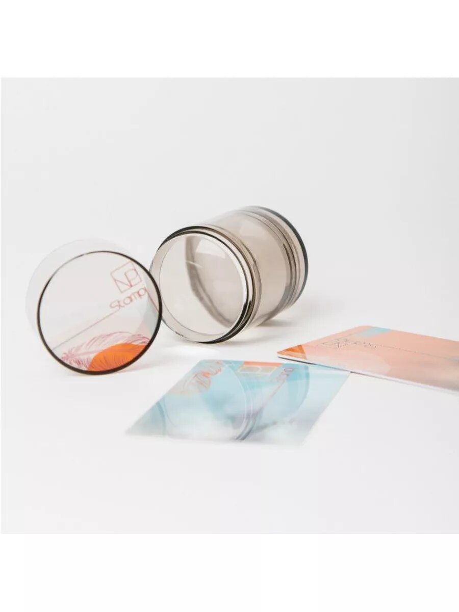 Штамп с двумя прозрачными подушечками для стемпинга