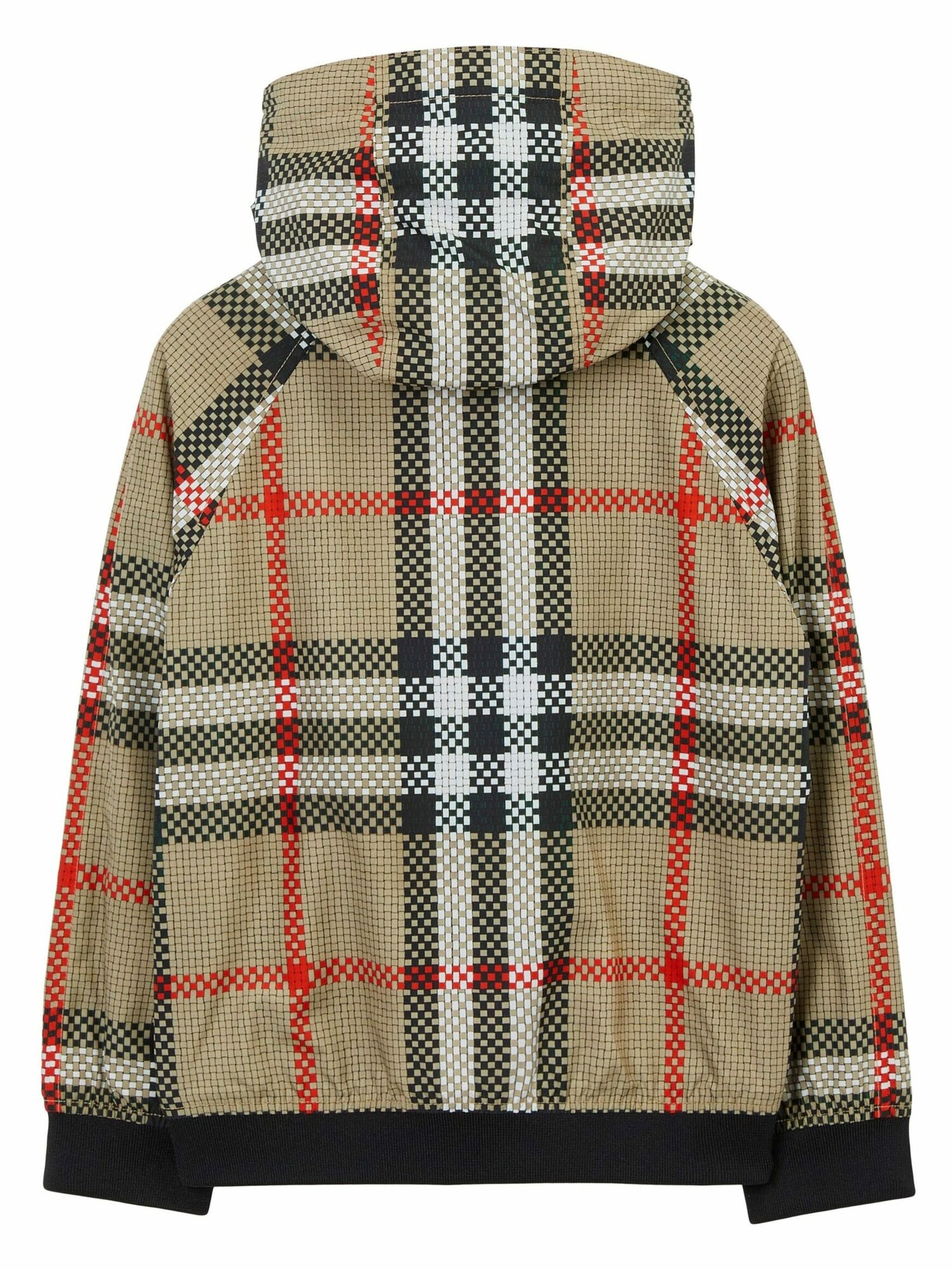 Куртка BURBERRY, размер 128, бежевый цветы мелкие — фото 1