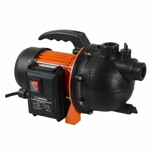 Садовый насос Вихрь ПН-60/45 П, центробежный [68/4/12]