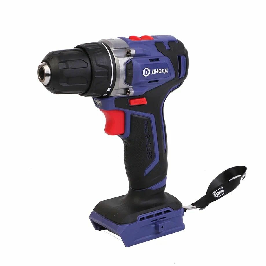 Шуруповерт диолд ДЭА-20Л-09, 20В, быстрозажимной патрон, без аккумулятора