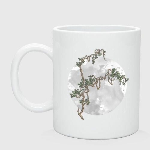 Дерево под луной в китайском стиле Кружка