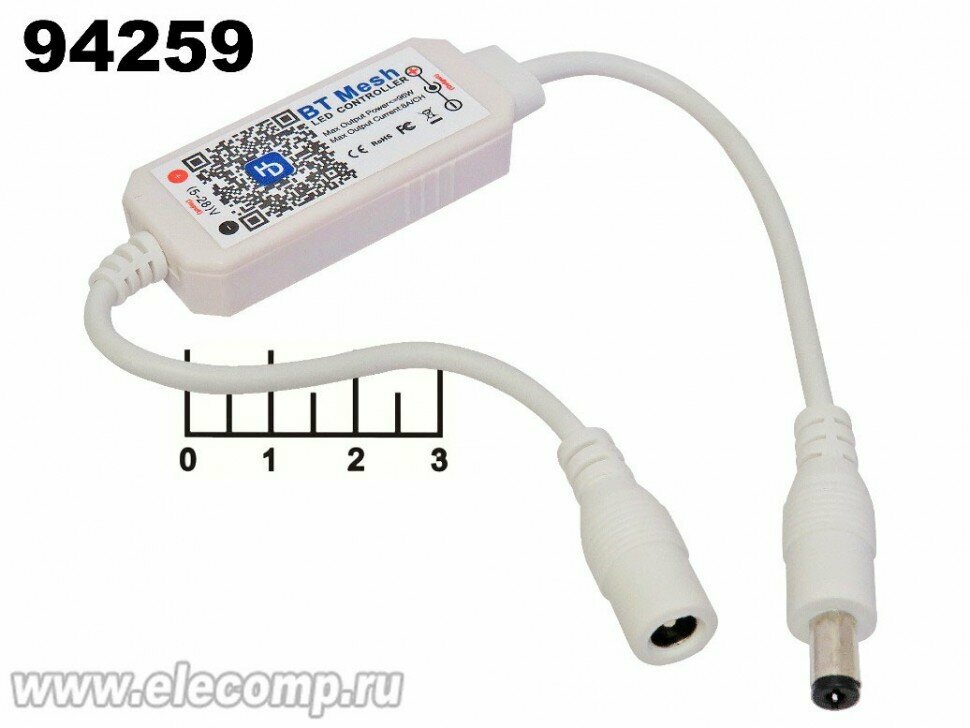 Диммер для светодиодной ленты CNW 5-28V/8A + bluetooth (OG-LDL35)