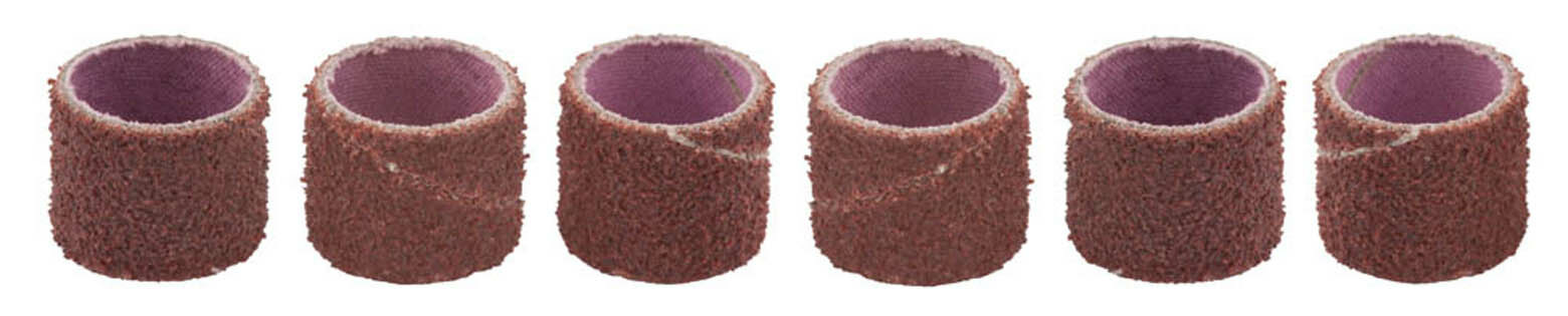 Абразивная лента ЗУБР 12.5мм, P80, 6шт 35918