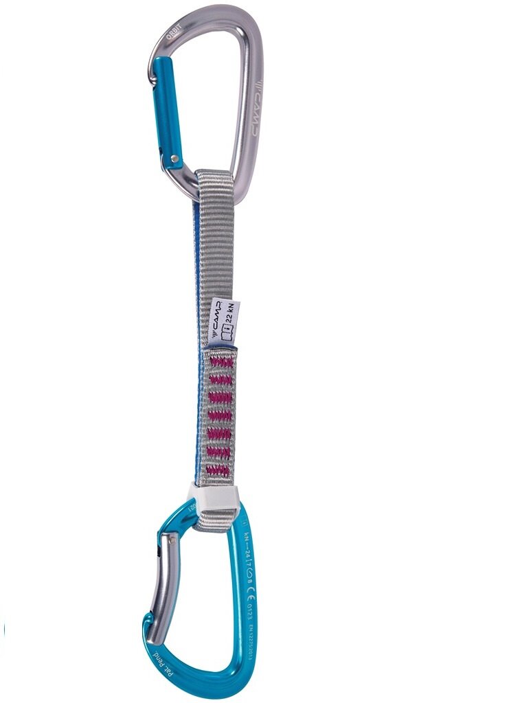 Альпинистское снаряжение Карабинные оттяжки CAMP ORBIT EXPRESS KS 18 cm