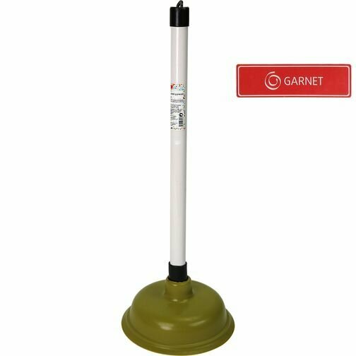 Вантуз резиновый с пластиковой ручкой 35 см, диаметр 14.5 см - для удаления засоров в трубах.