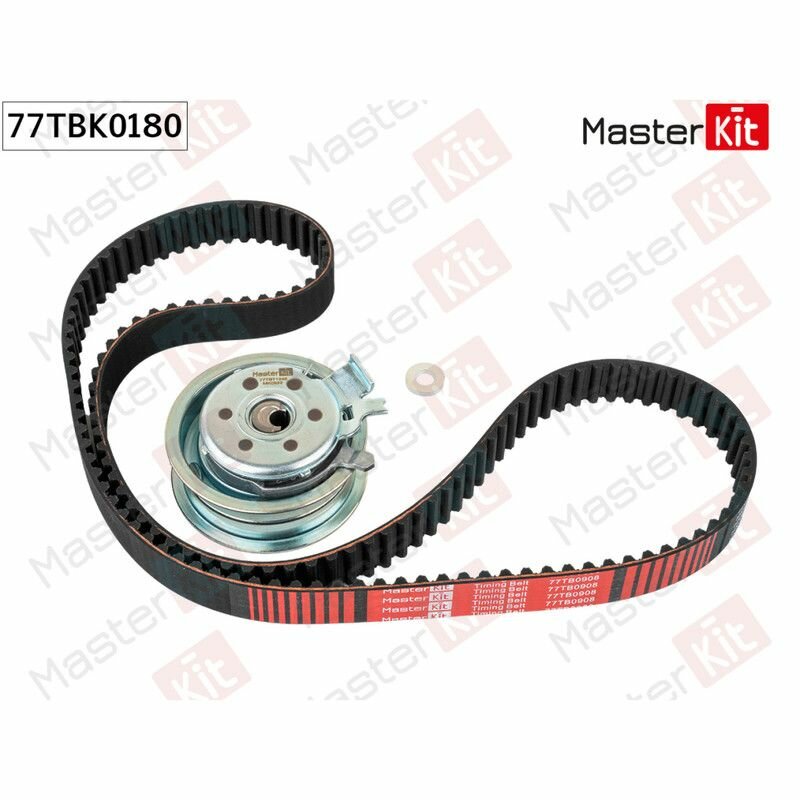 Комплект ремня ГРМ для а/м Volkswagen Golf, AUDI A4, SKODA Fabia, MASTERKIT 77TBK0180
