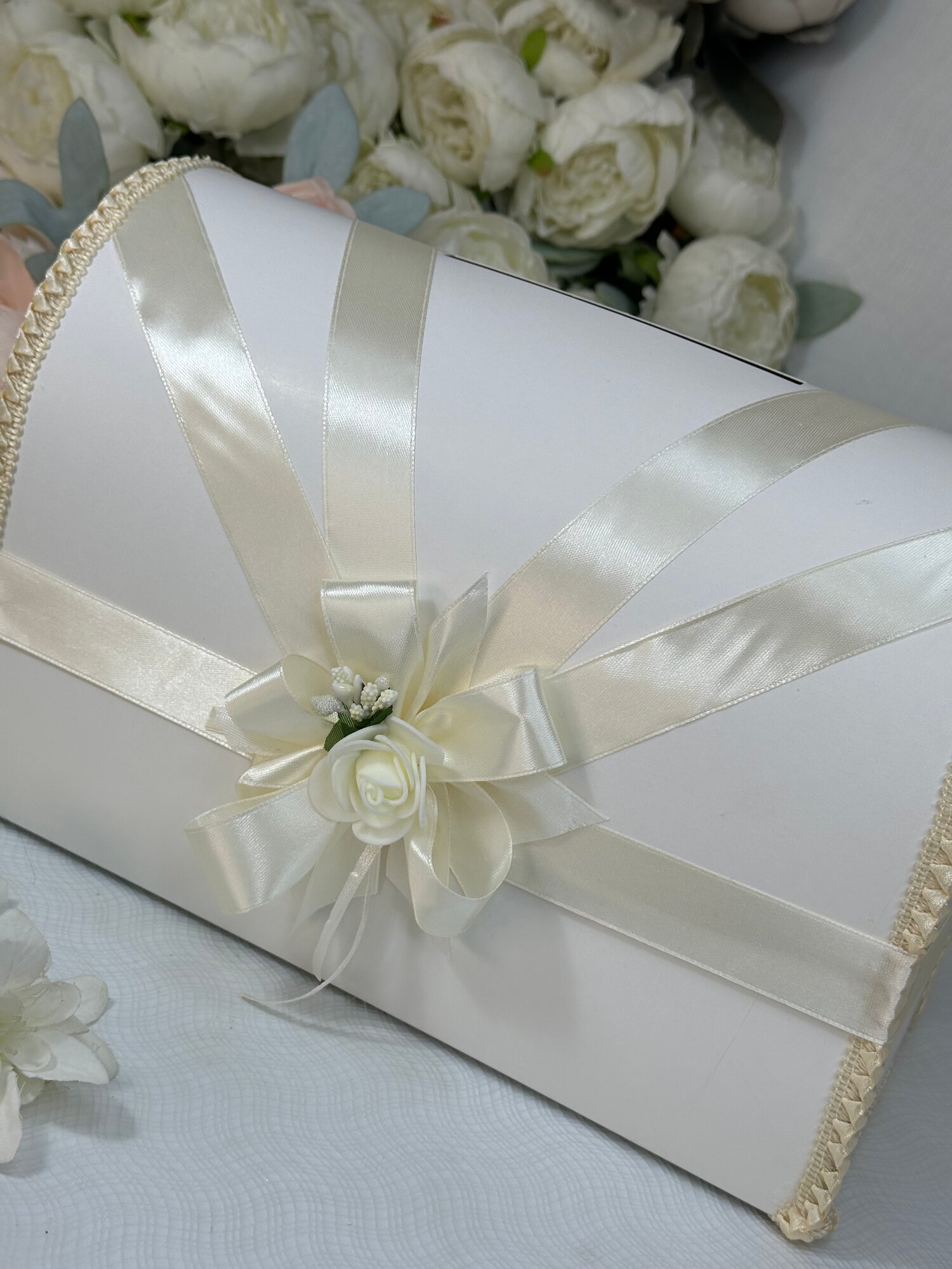 Свадебный семейный банк Винтаж, айвори