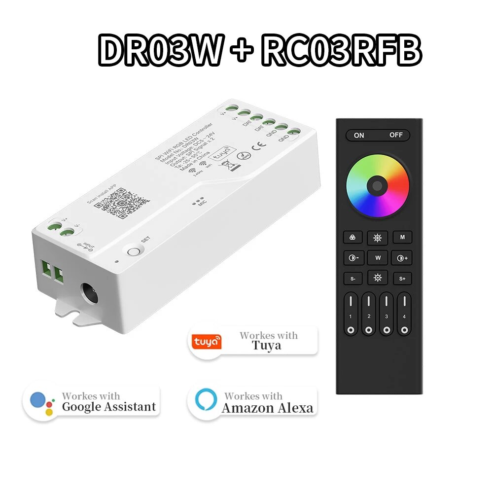 RGB контроллер LOAMLIN DR03W WiFi для светодиодной ленты DR03W And RC03RFB