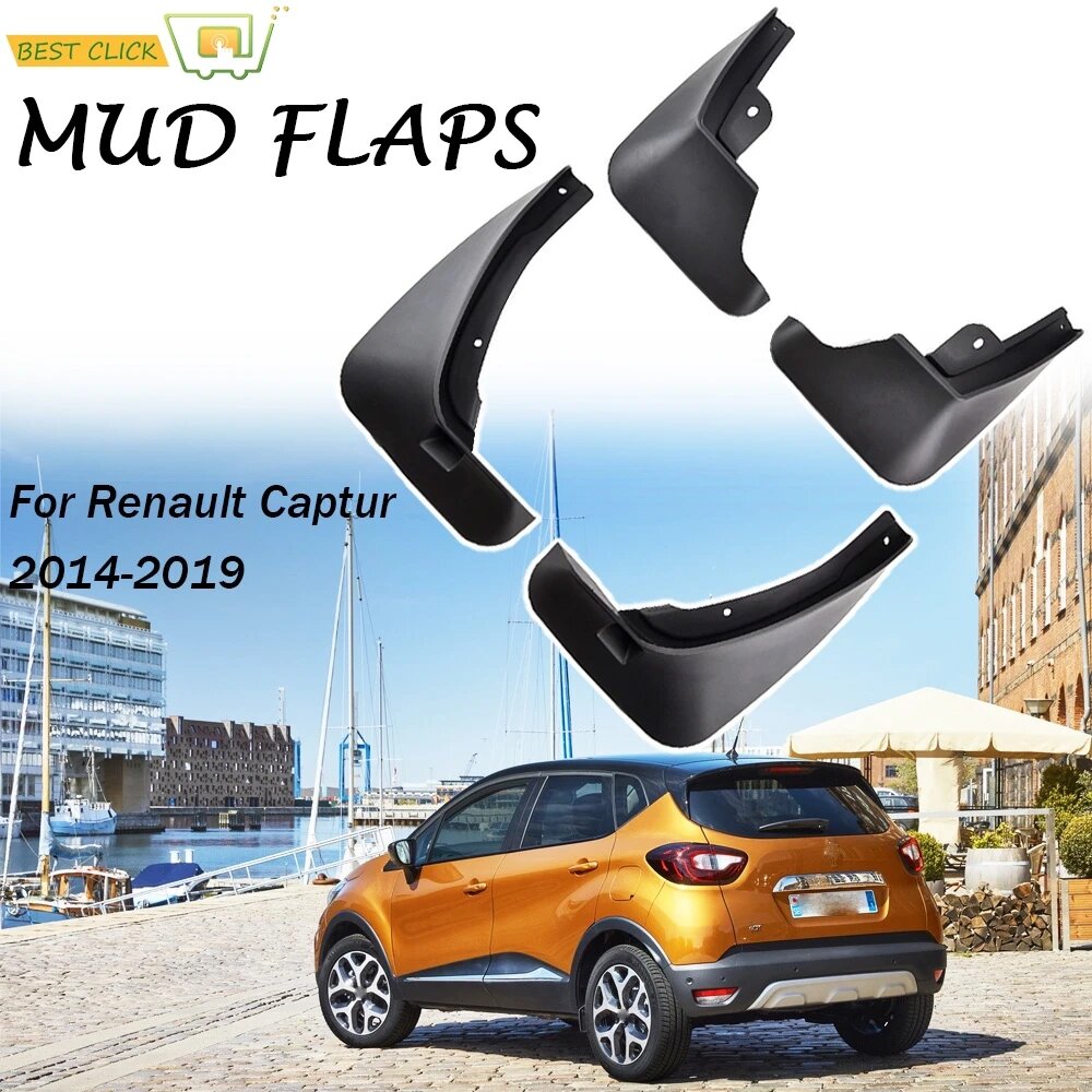 Комплект формованных брызговиков для Renault Captur Samsung QM3 2013-2019, брызговики, брызговики, брызговики, переднее и заднее крыло