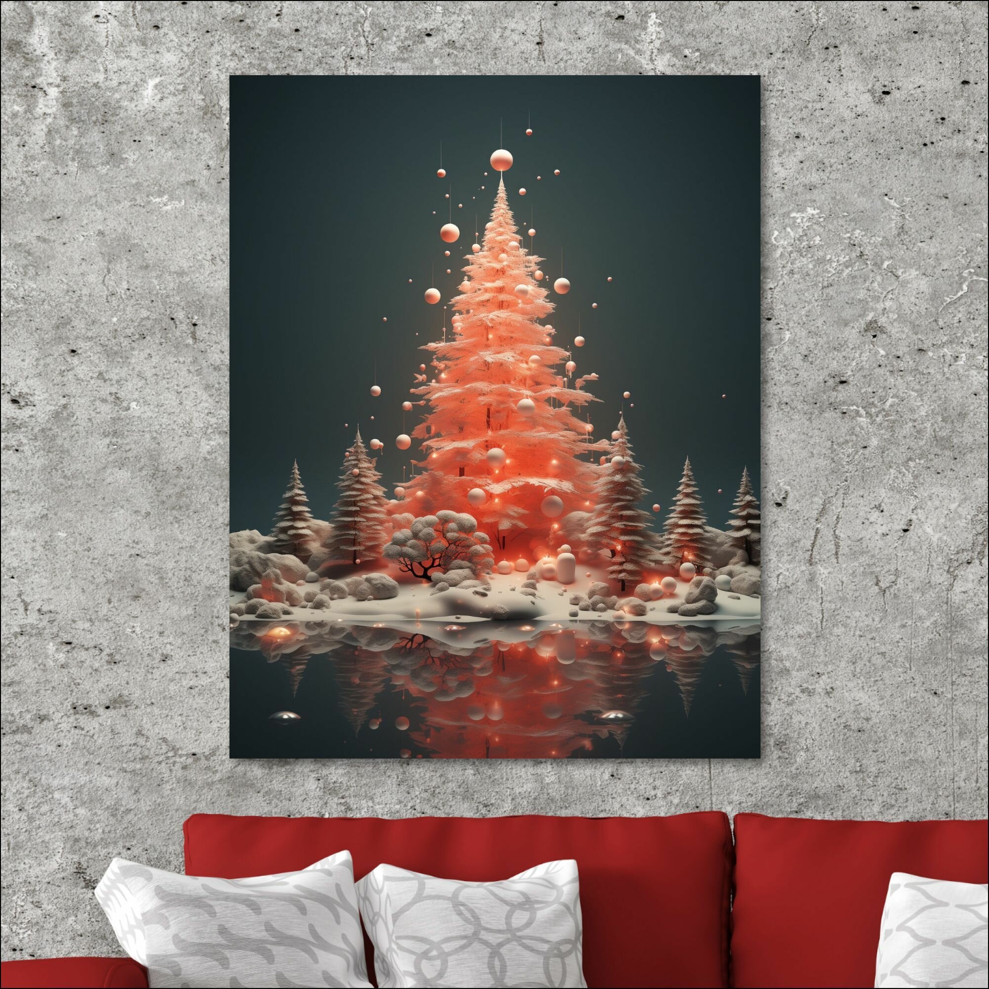 Картина на стену "Елочка" 50х70см 1шт.