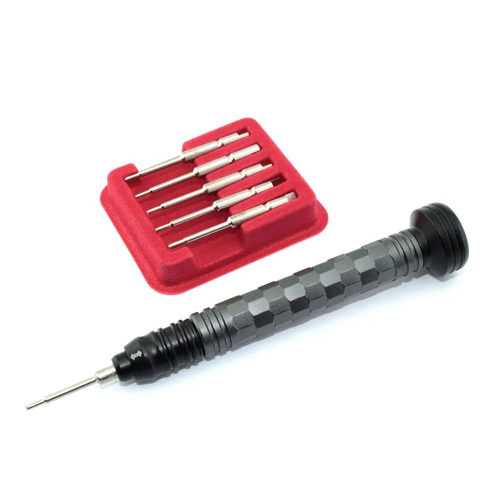 Отвертка с набором бит Kaisi 8926 3D 6 в 1 Grey