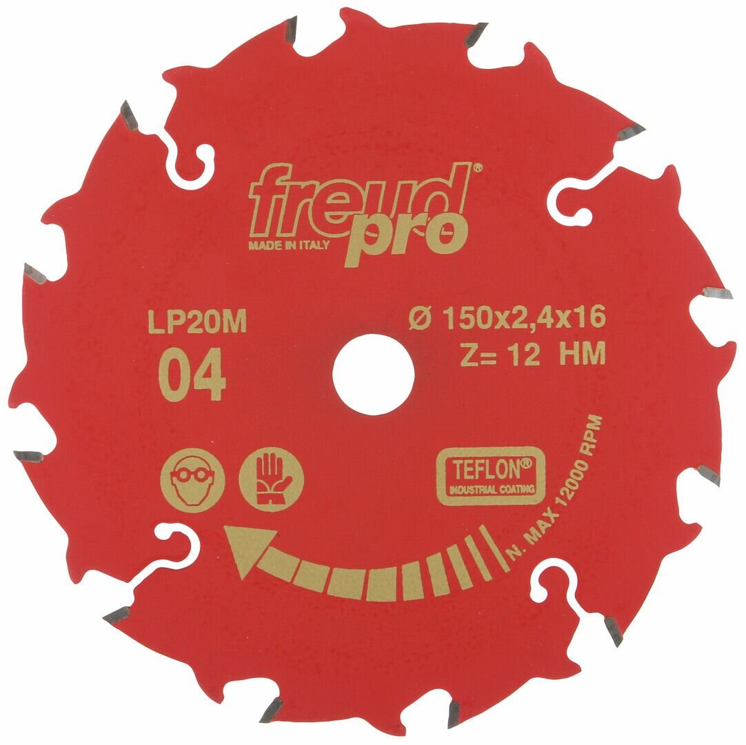 Диск пильный LP20M по дереву 150х16мм 12 зуб. Freud Pro LP20M004