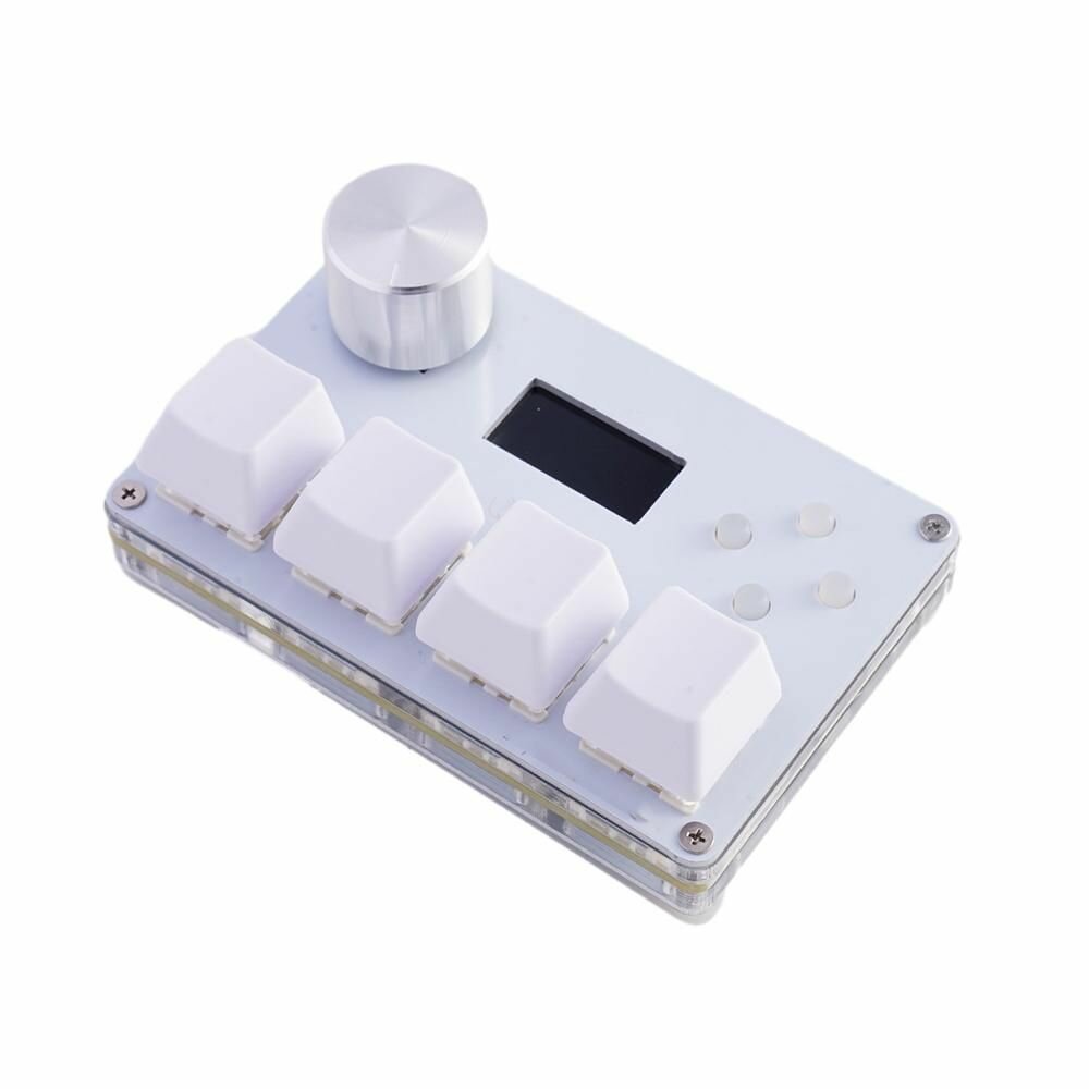4 клавиши SayoDevice O3C++ OSU Rapid Trigger, магнитные линейные красные переключатели, клавиатура