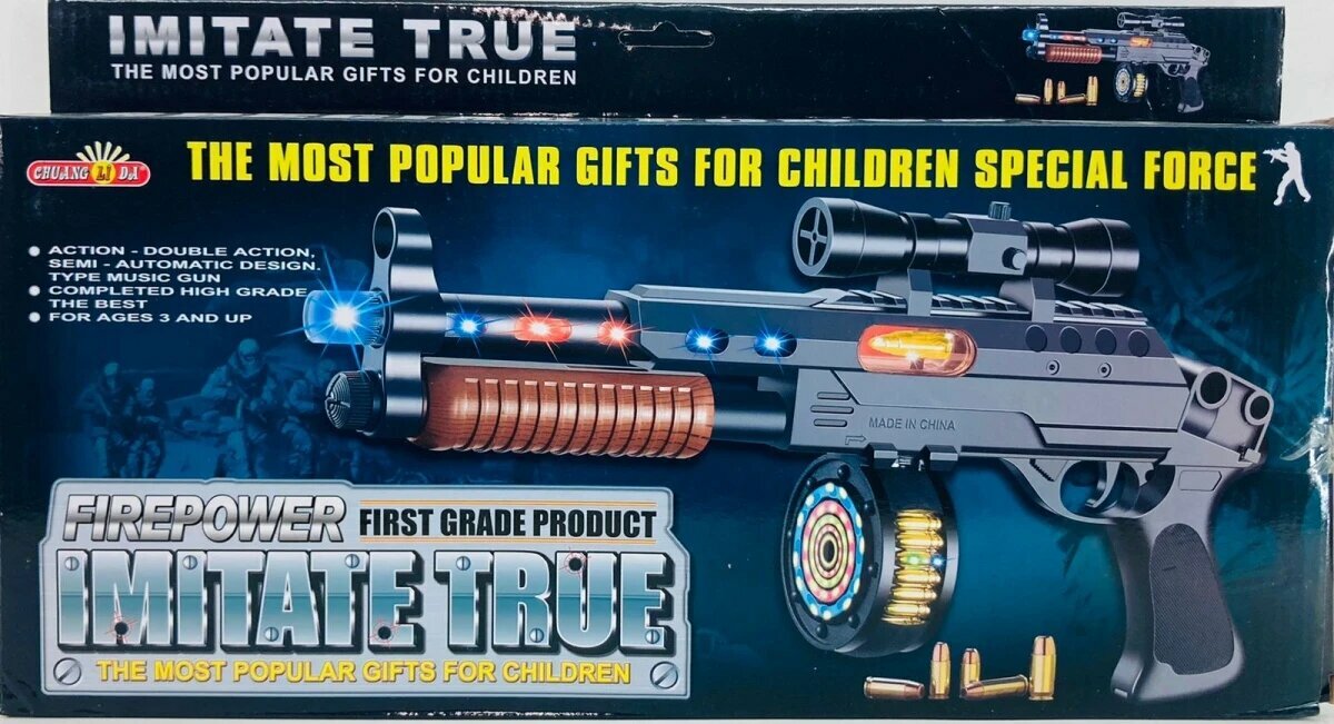 Автомат Дробовик Firepower IMITATE TRUE WW-803B-1 свет, звук 50*12*3,5 см