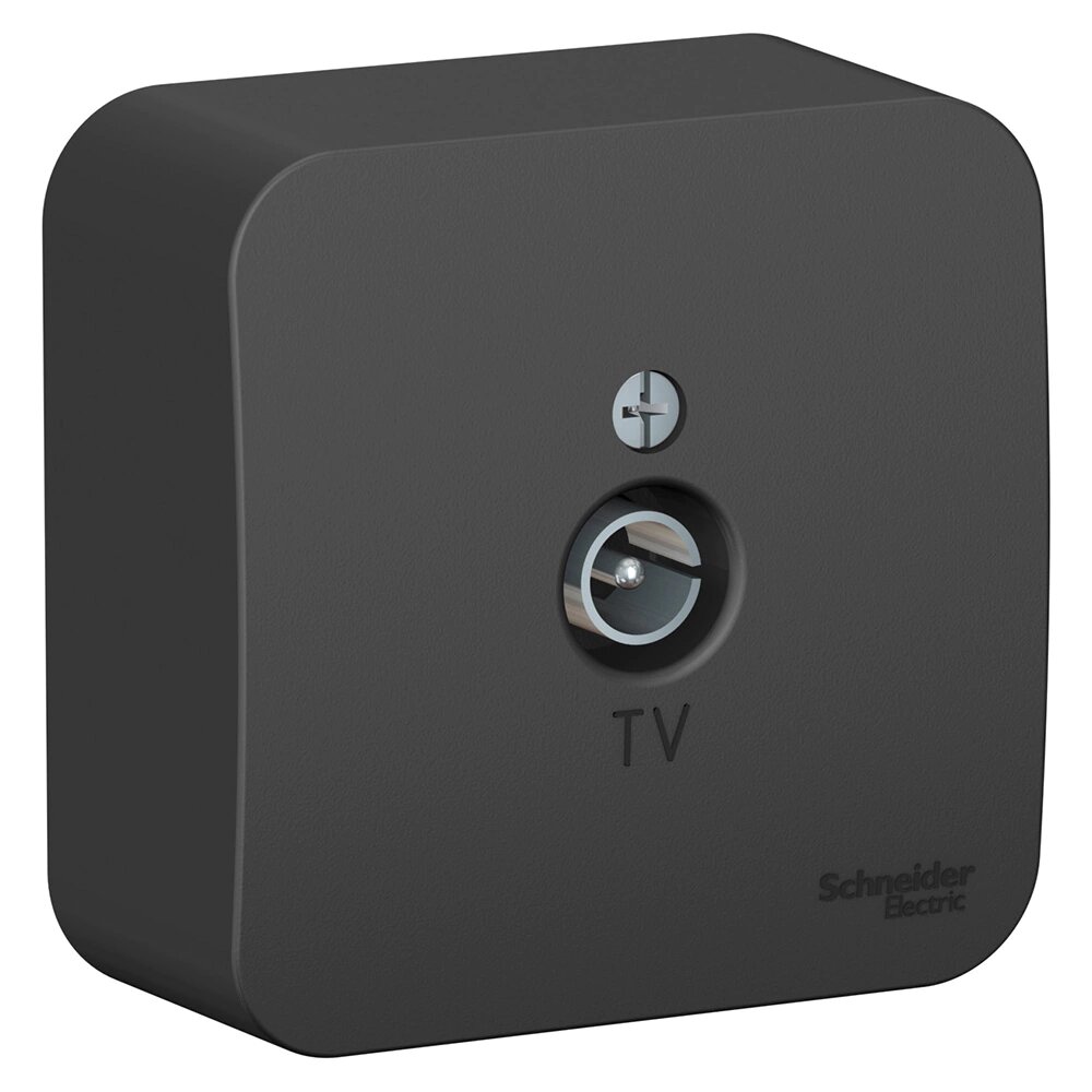 ТВ-розетка Schneider Electric Бланка антрацитr