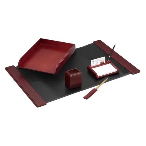 Настольный набор Good Sunrise M5C-10, 5 предметов, черный/коричневый