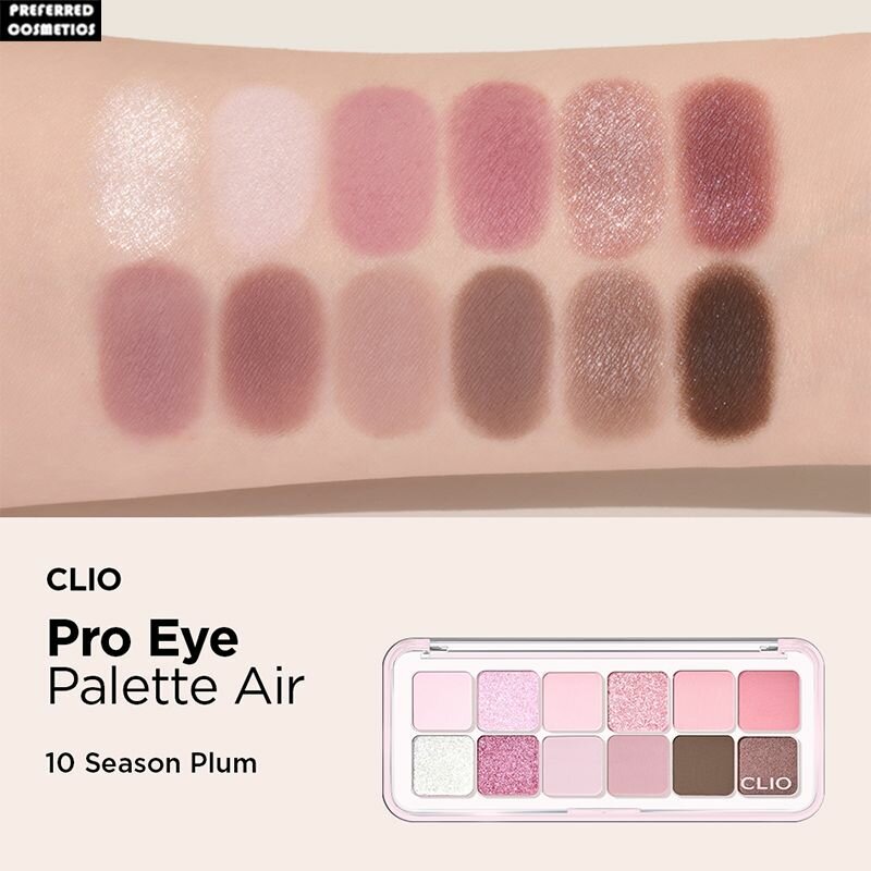 Палитра теней для век CLIO PRO Air/двенадцать цветов