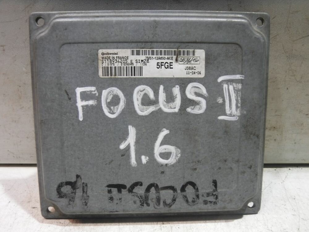 Блок управления двигателем Ford Focus II 7M5112A650AKE