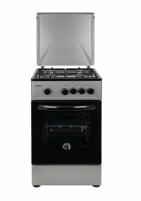 Плита газ. KRAFT KF-FSK5301GS серый