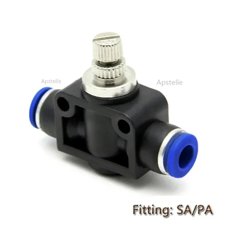 Пневматический шаровой кран быстросъёмный 4-16 мм 8mm, SA PA