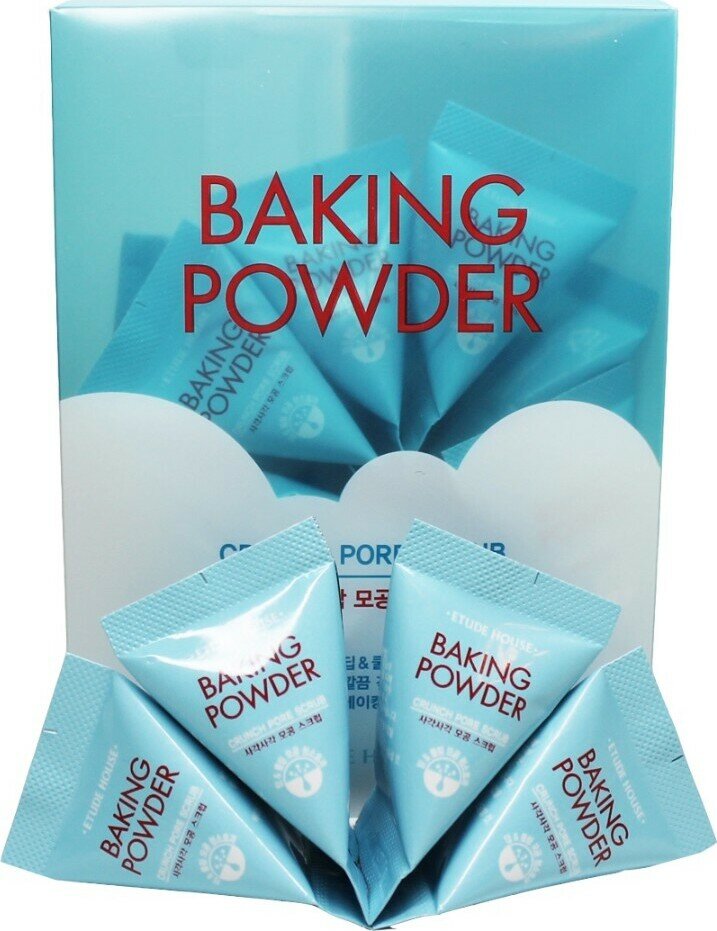 Etude House Baking Powder Crunch Pore Scrub набор скрабов для очищения кожи лица (24шт.)