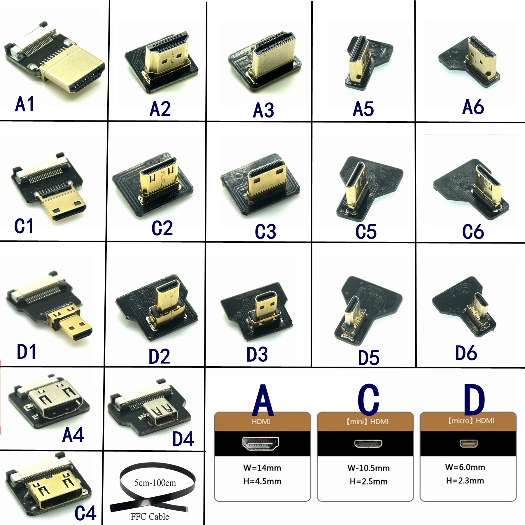 HDMI кабель 20см FFC Cable Raspberry Pi