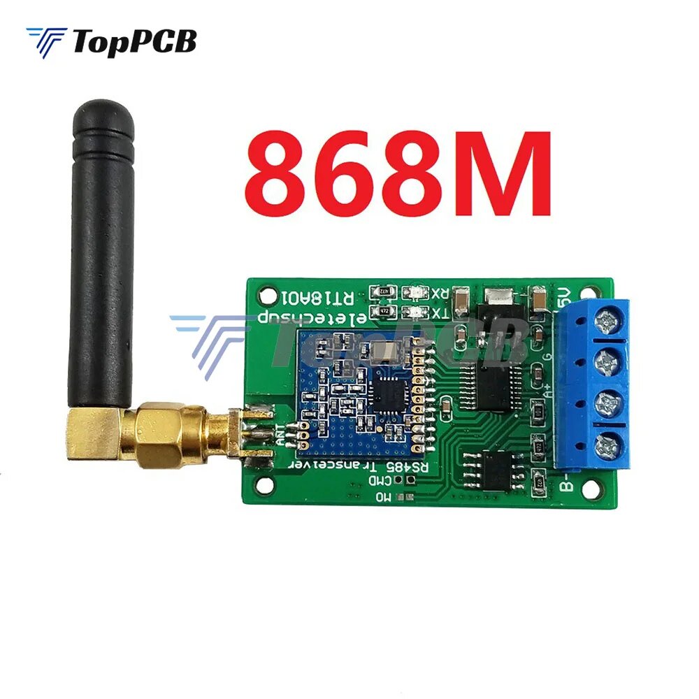 Беспроводной повторитель RS485 433M 868M 868M Board