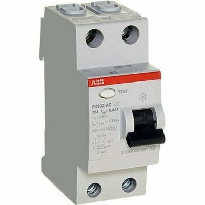 Узо ABB FH тип АС один полюс 25 А FH202 AC-25/0,03 2CSF202004R1250