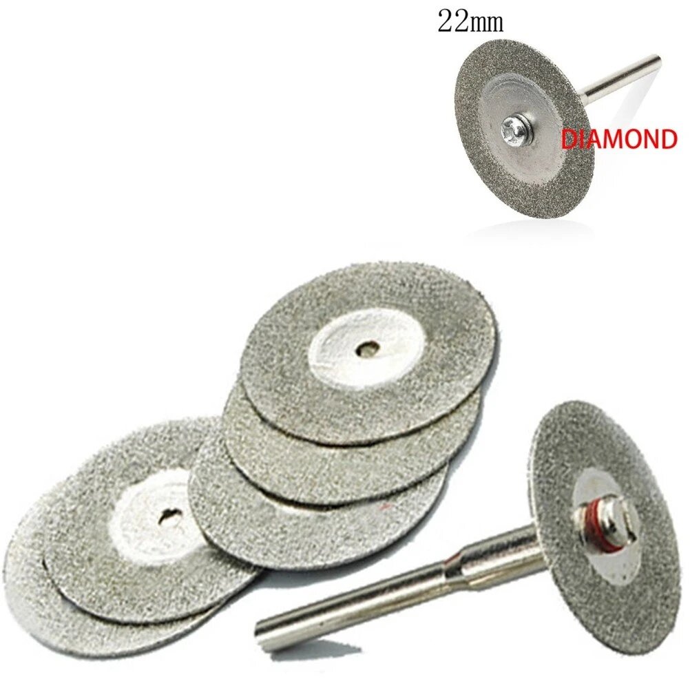 Алмазные диски 22 мм, 5 шт, Цвет: A-5Pcs