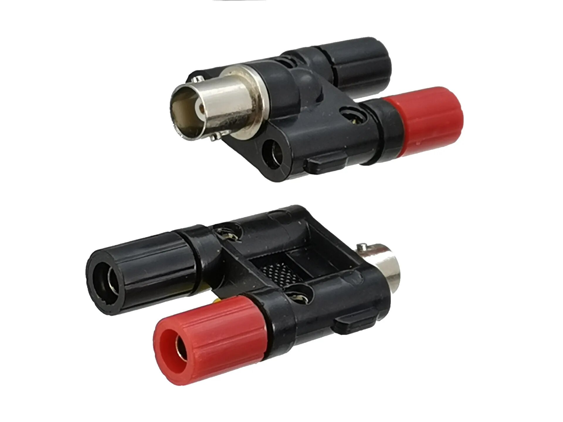 BNC переходник на два банановых разъема BNC F to 2x Banana F