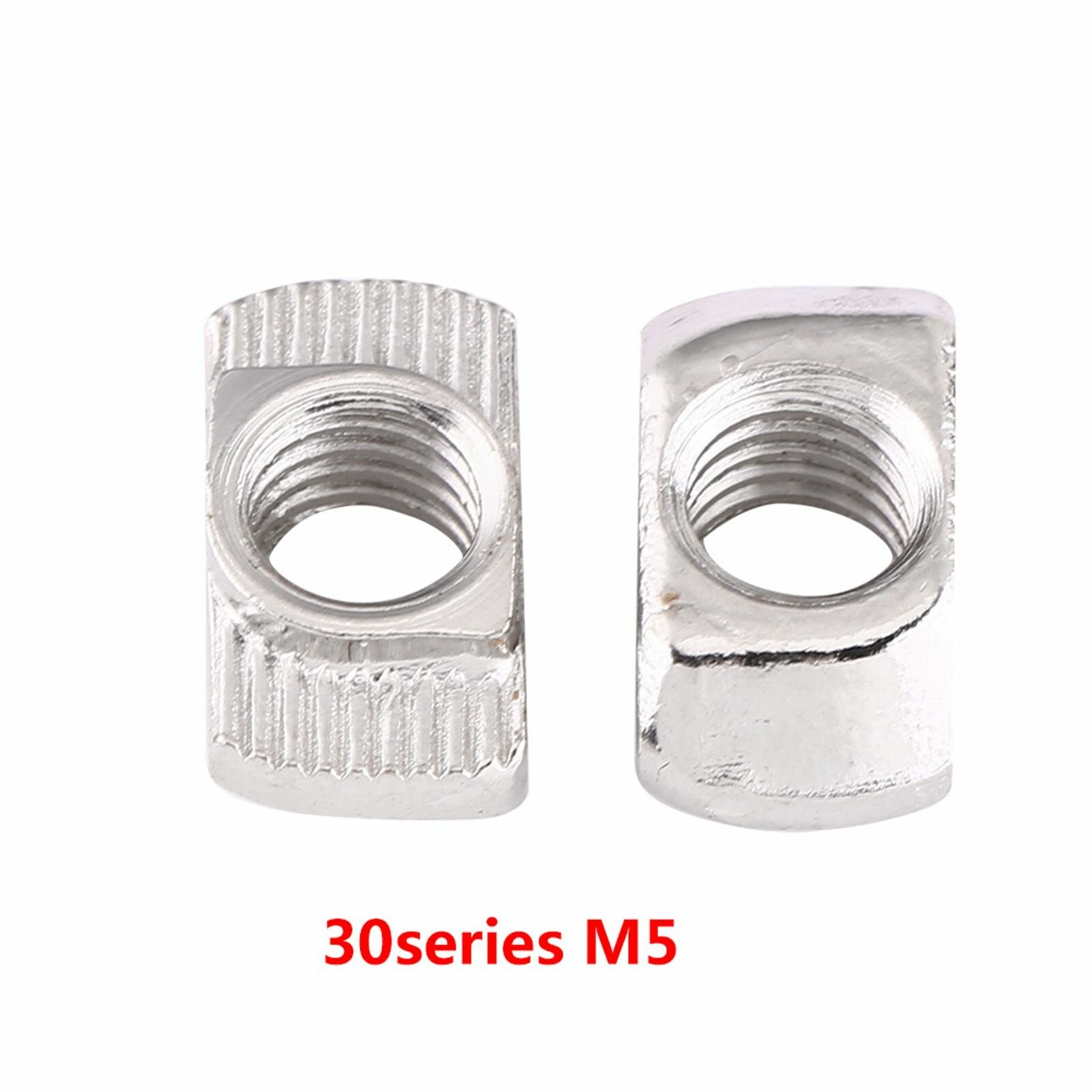 Гайка с Т-образной головкой EU30 M5, никелевое покрытие, для алюминиевого профиля