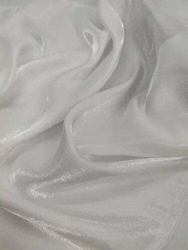 Фиолетовая атласная ткань для шитья JNLON 50х150 см Белый, WHITE