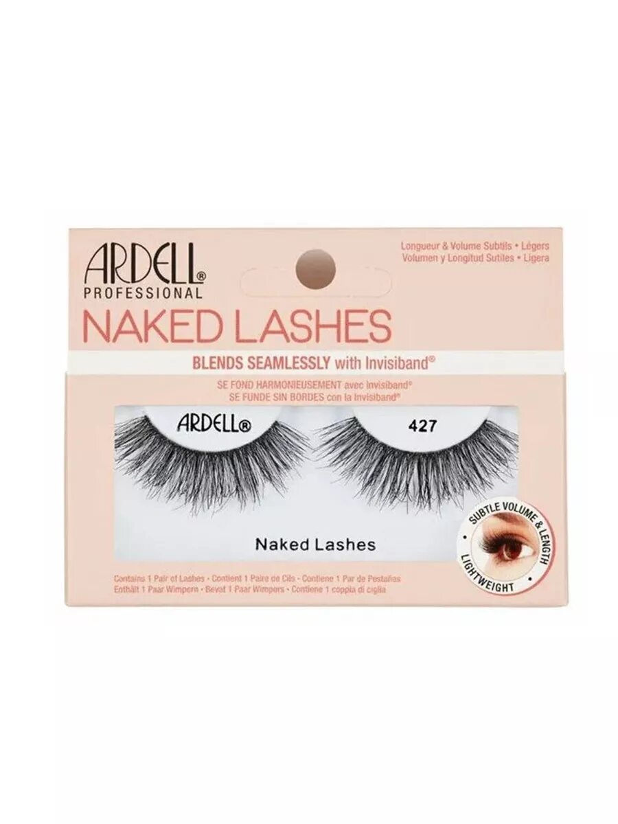 Ресницы накладные Ardell Naked Lashes 427, черные, многоразовые