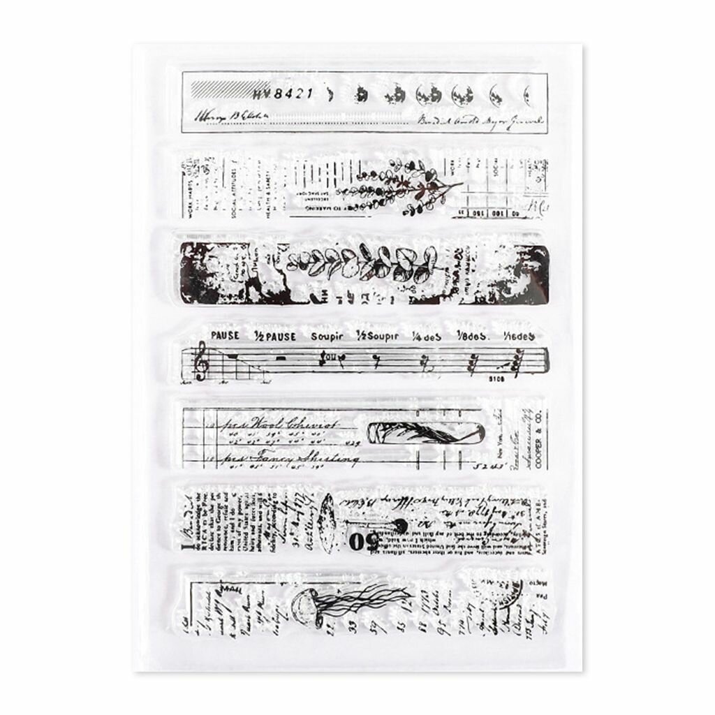 Ретро силиконовая прозрачная печать ручной работы-декоративный материал для поделок своими руками-текущие годы