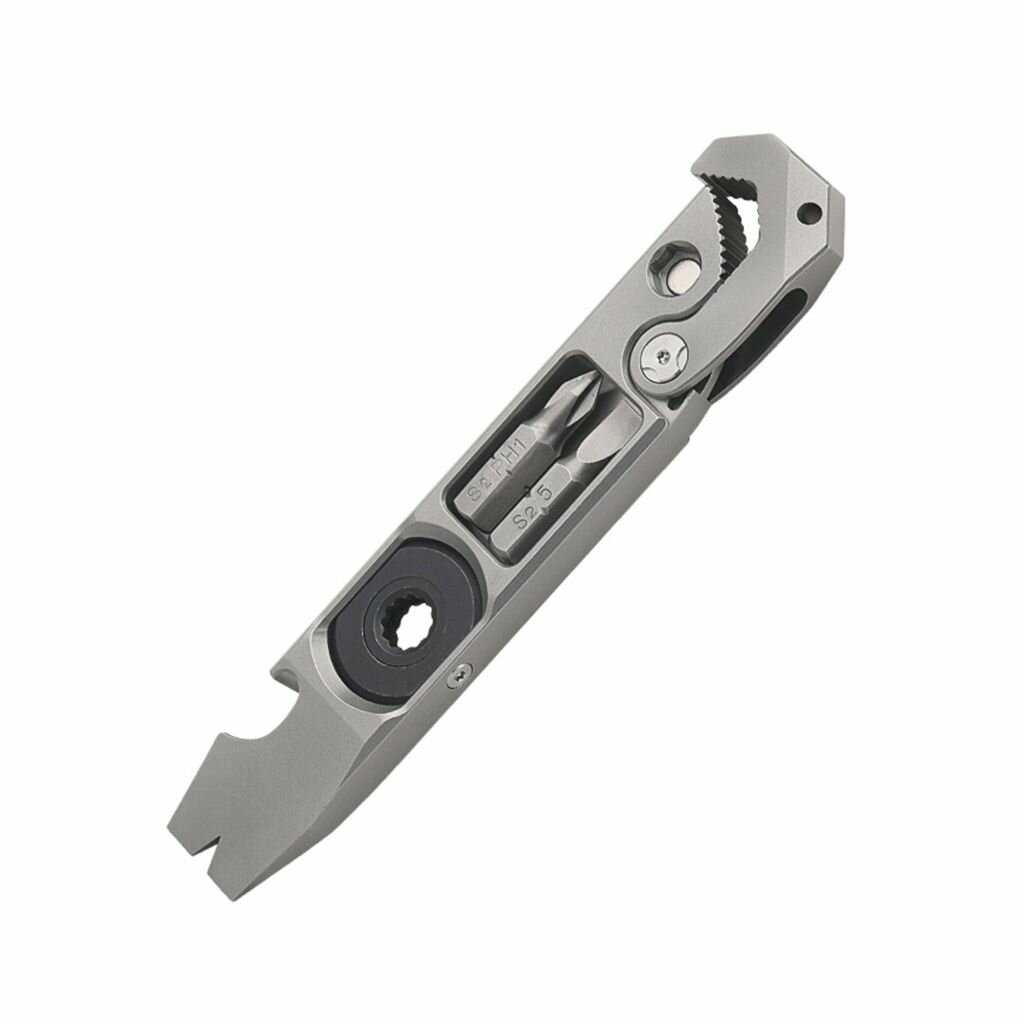 Многофункциональный инструмент с храповым механизмом из титанового сплава EDC