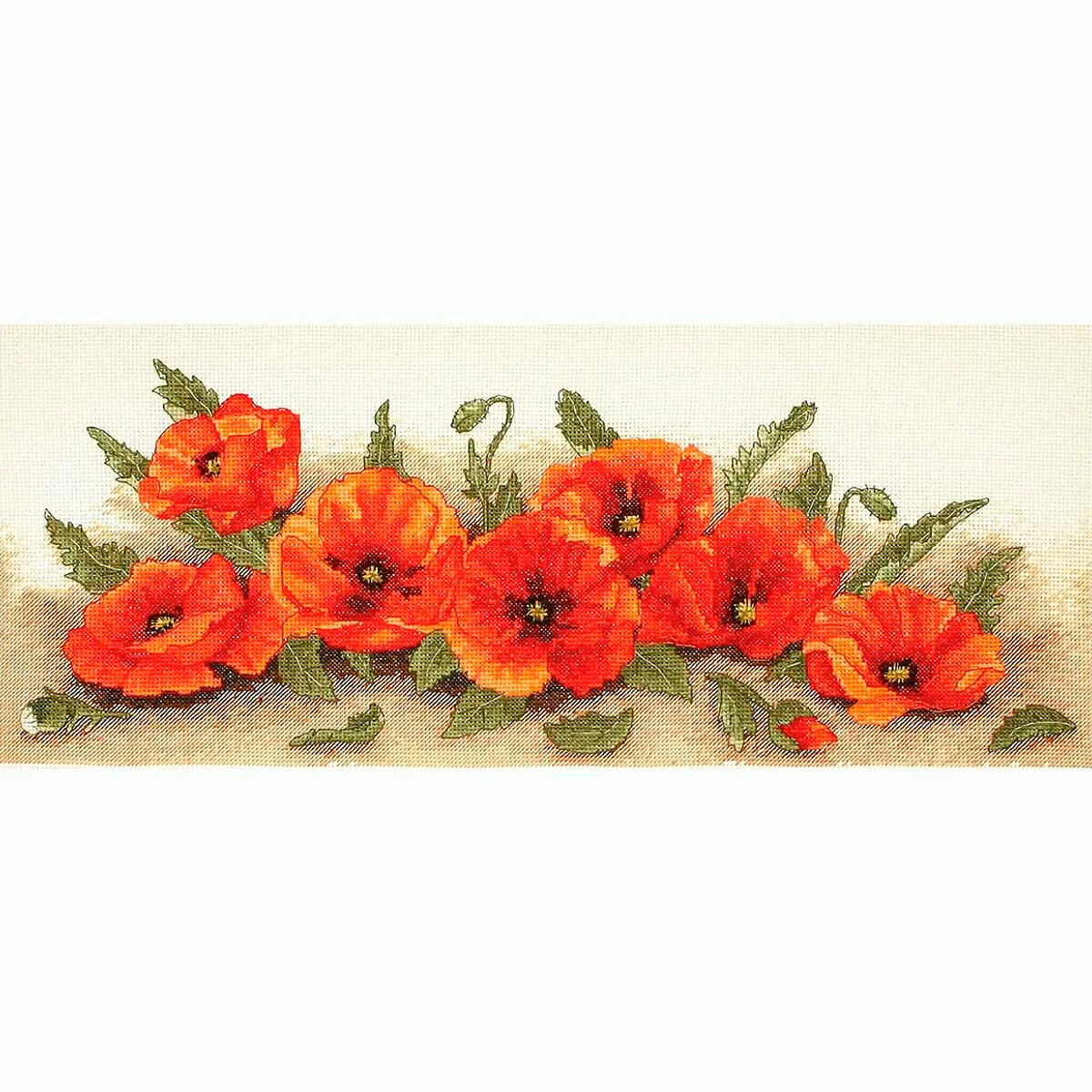 Набор для вышивания Anchor "Spray Of Poppies" 147см, MEZ Венгрия, PCE722