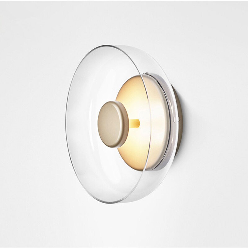 Стеклянный настенный светильник, Samlist, 7 Вт, теплый свет