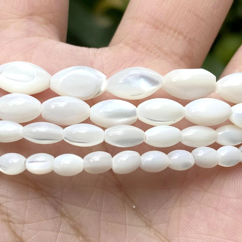 Бусины ракушки 6x10 мм, 40 шт.