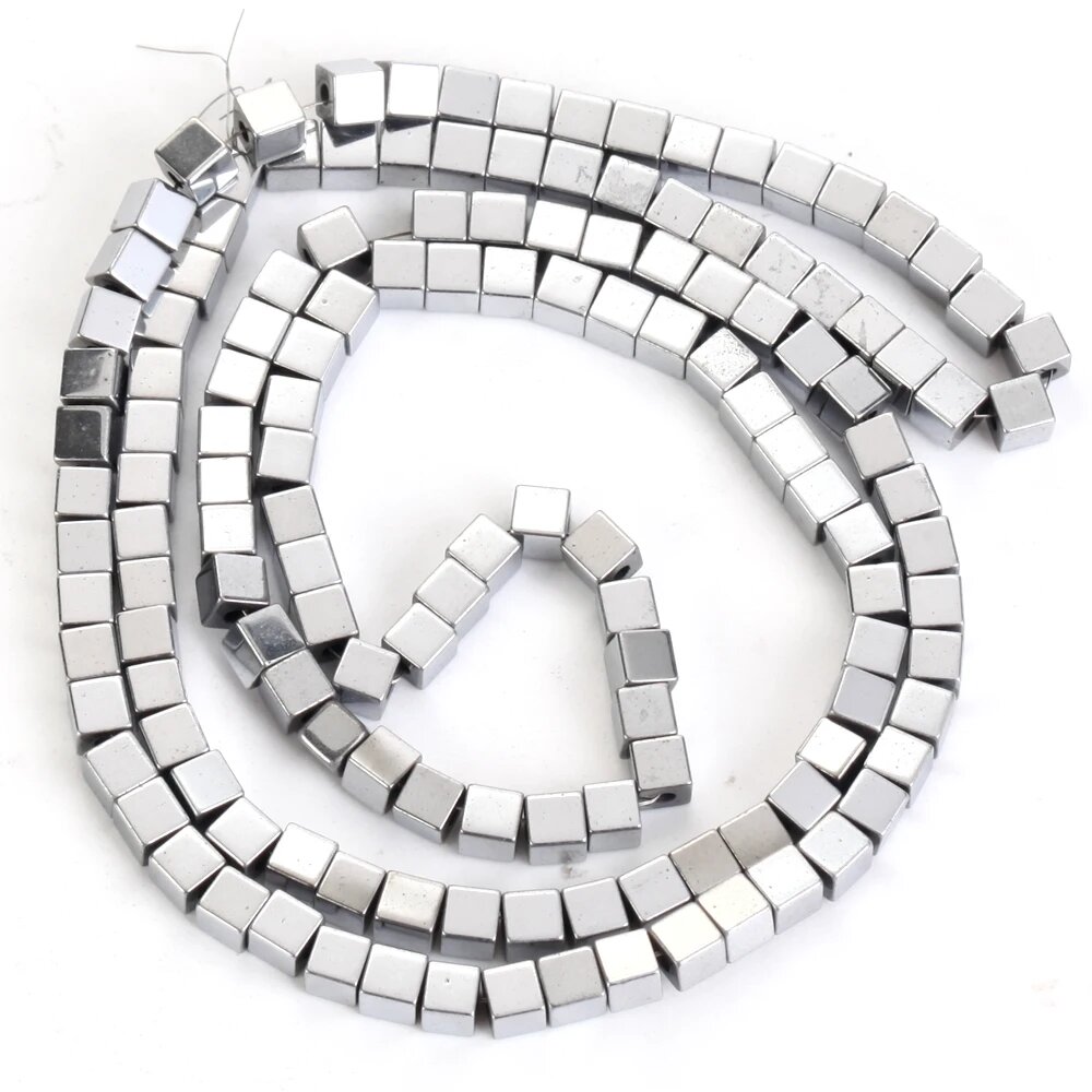 Гематитовые бусины Vidasny 2/3/4 мм Серебряный, 3mm Approx 120pcs, Sliver