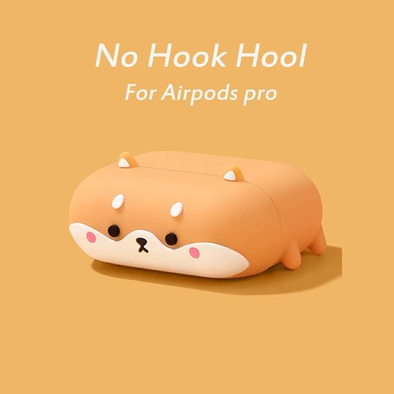 Чехол для Airpods Pro Corgi, силикон