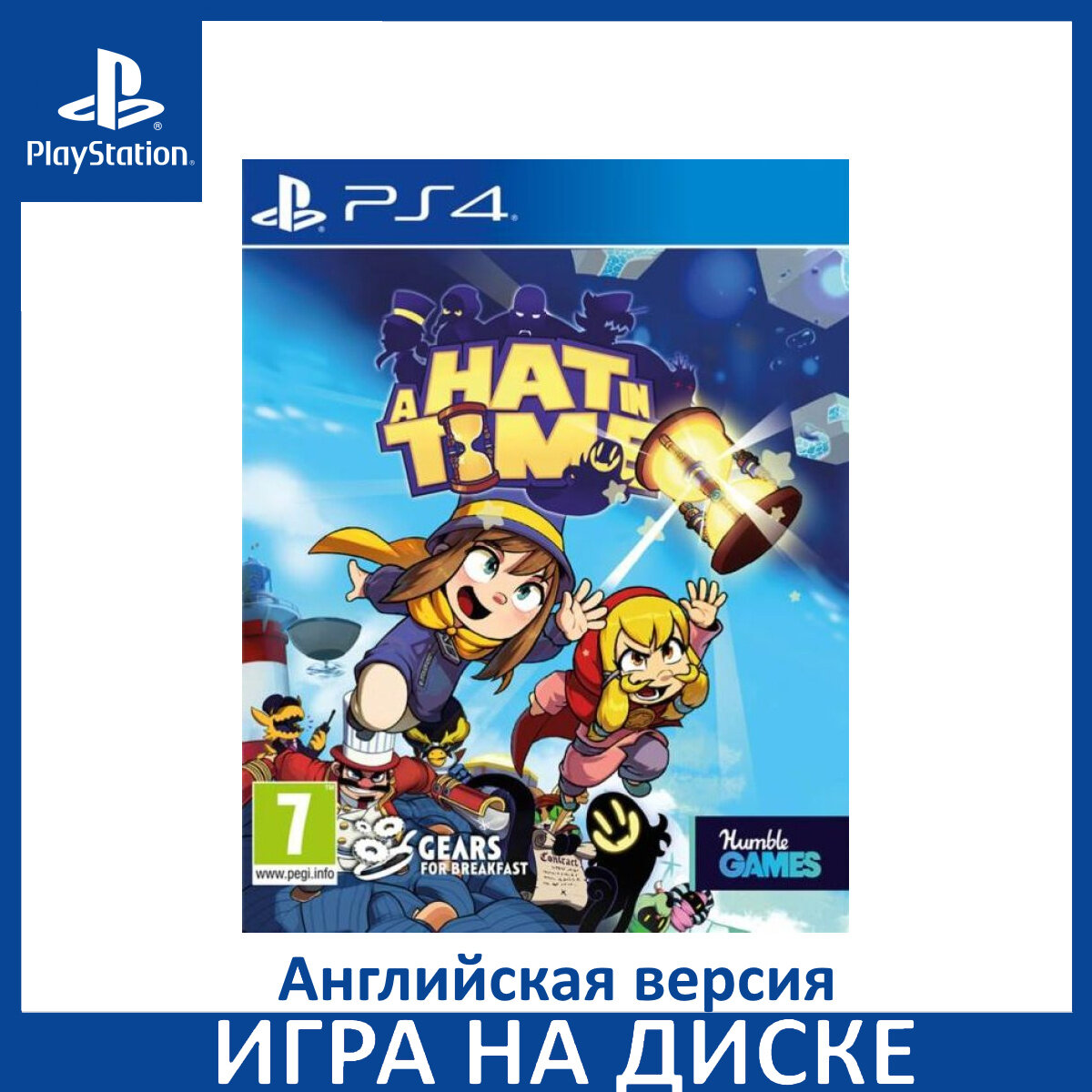 Игра A Hat in Time PS4 Английский язык Диск на PlayStation 4