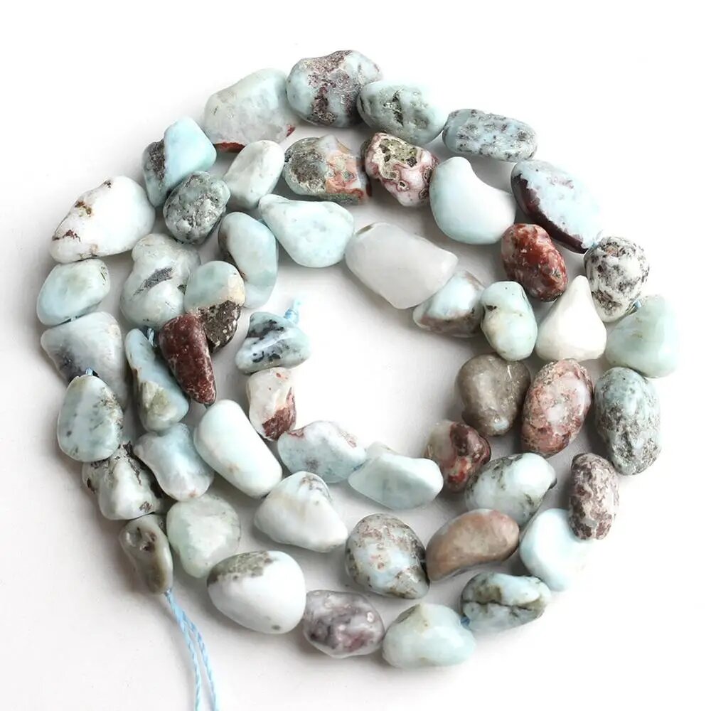 Натуральные камни бусины Апатит Кианит Кварц JILKOL 6-8 мм larimar