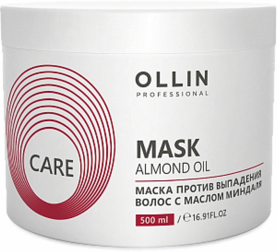 OLLIN CARE Маска против выпадения волос с маслом миндаля 500мл/ Almond Oil Mask