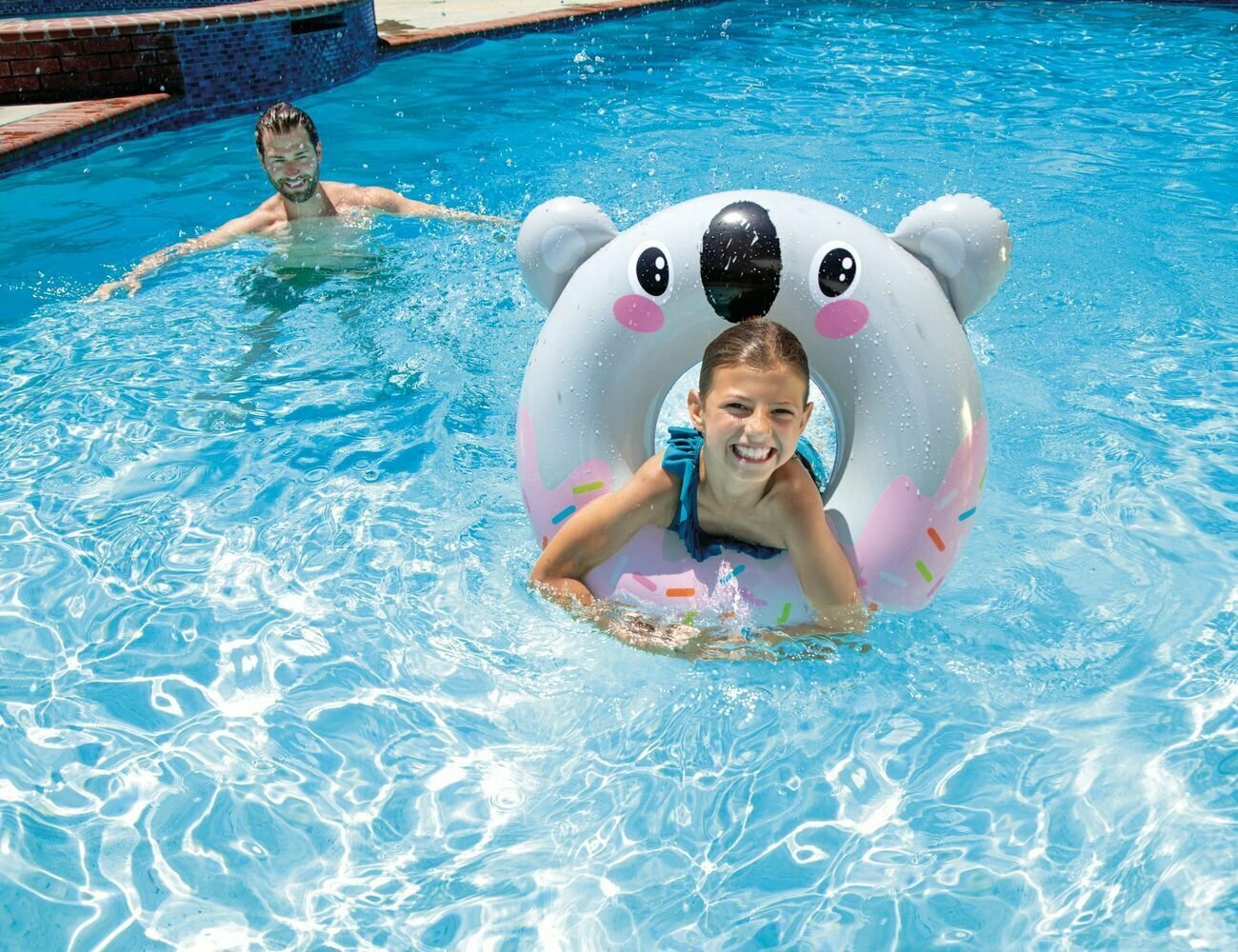 Надувной круг Милые животные Коала, 81х76 см, от 8 лет