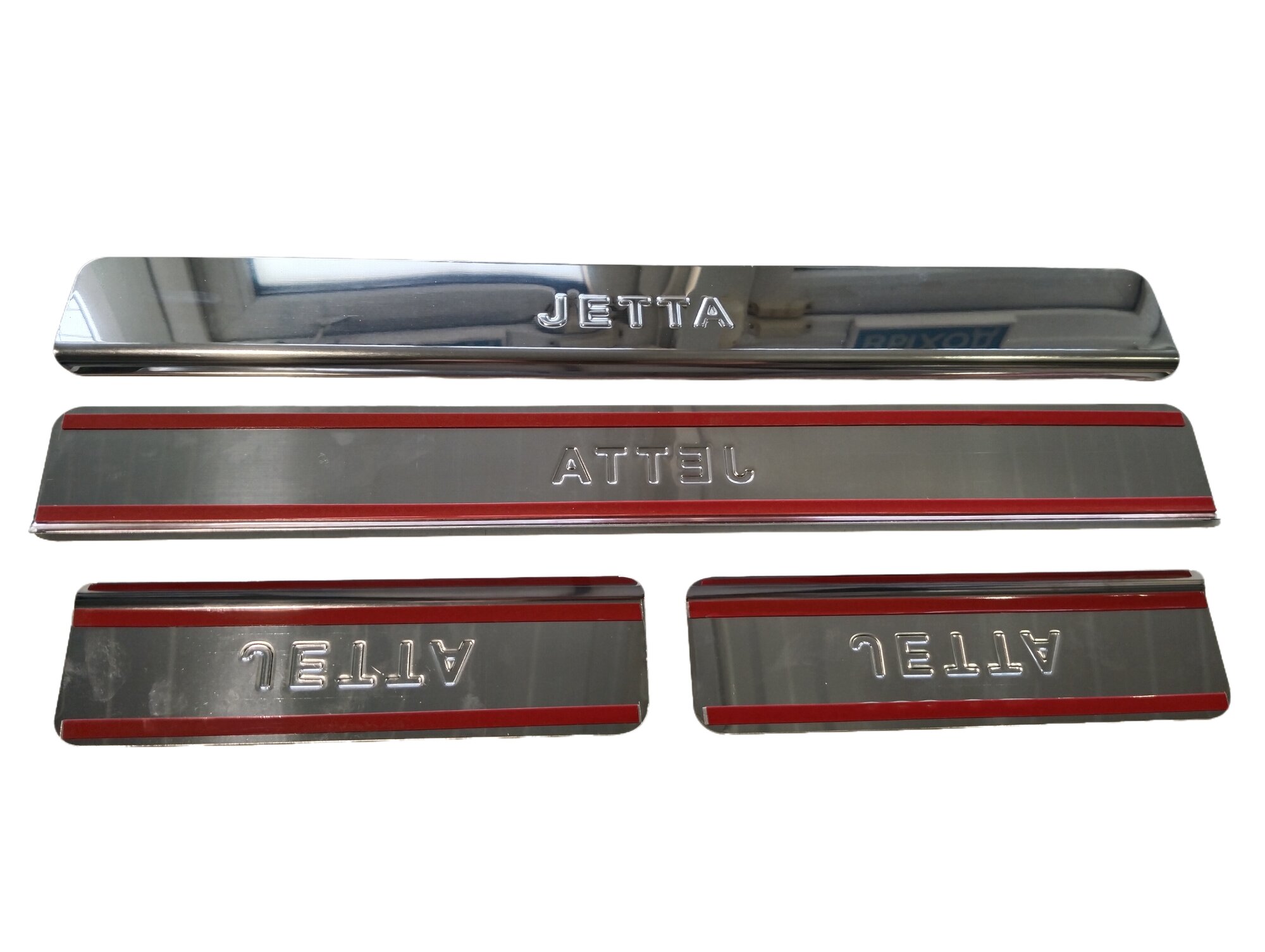 Накладки на пороги VOLKSWAGEN Jetta 6/Фольксваген Джета 6 (2010-2019)нержавеющая сталь