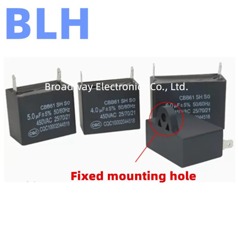 Пусковой конденсатор CBB61 450В 2.5UF