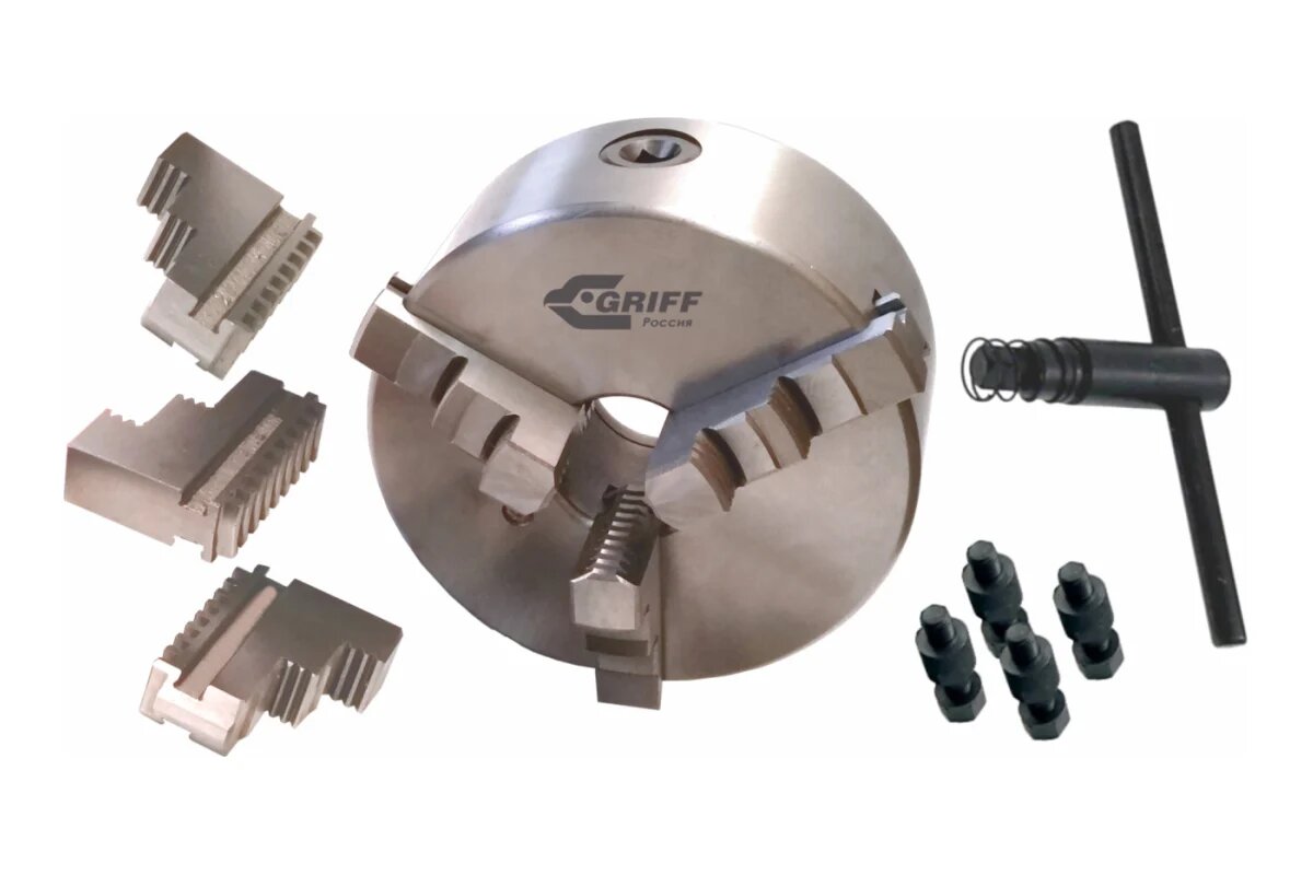 GRIFF Патрон токарный 200мм, 3-х кулач.7100-0033П К11-200С6F b208163